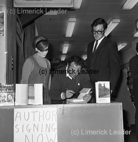 Sean Bourke Signs Autographs June 1970 | From Limerick With Love